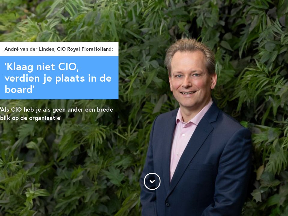 Interview Andre van der Linden - C-Suite Special 2023