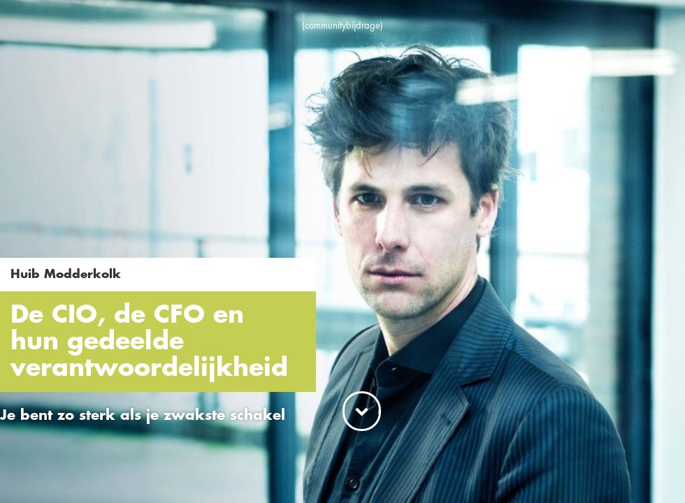 De veranderende rol van de CIO bij het Rijk - CIO Special 2021