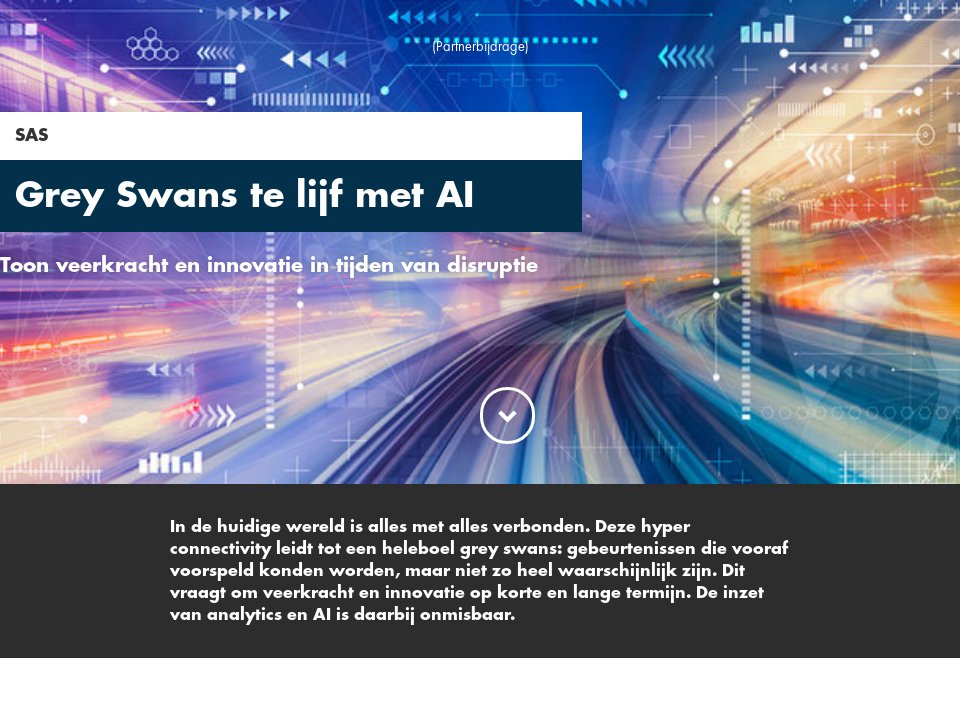 SAS (partnerbijdrage) - CIO Special 2022